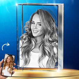 3D Crystal Cube Portrait – CAPTUR3D